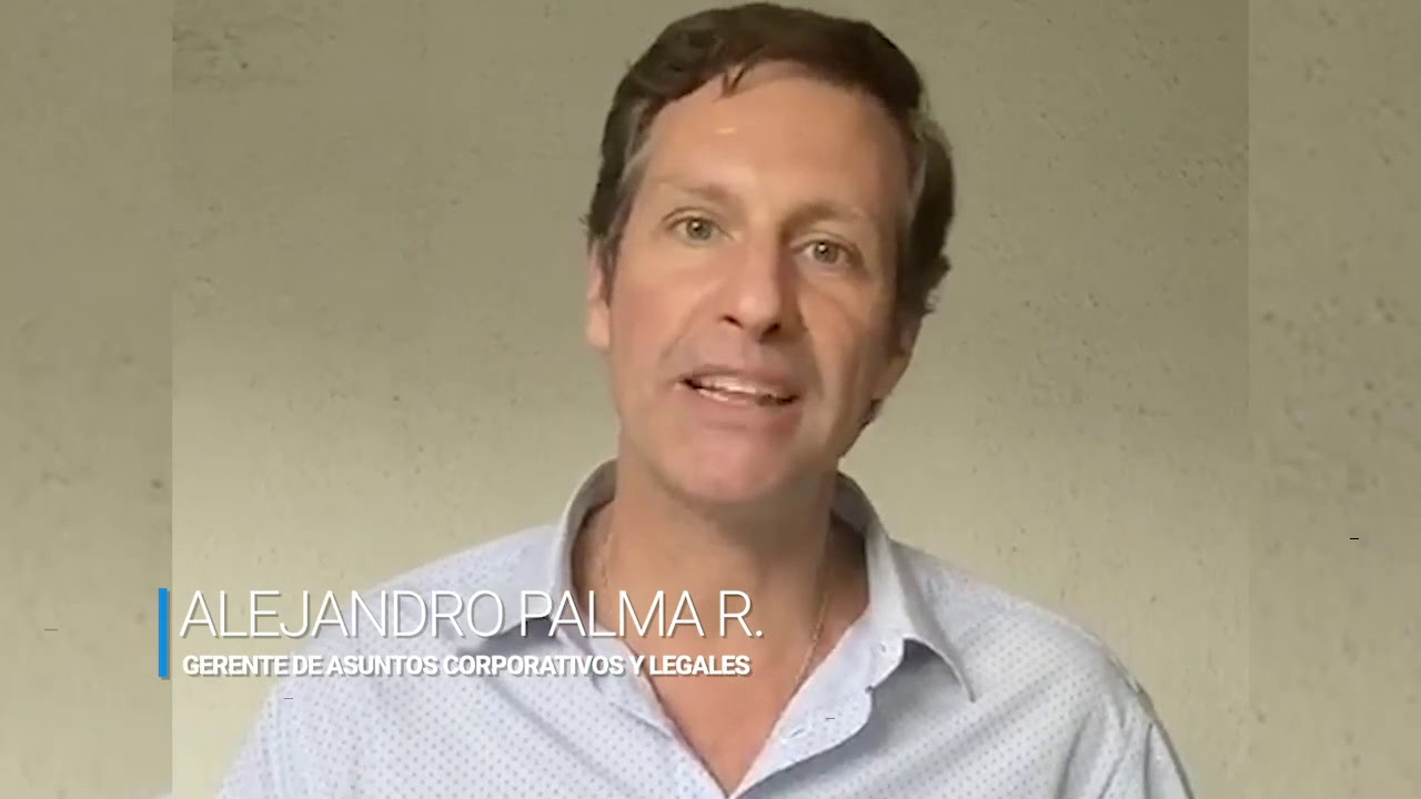 Alejandro Palma, Gerente Asuntos Corporativos y Legales, Compañía de ...