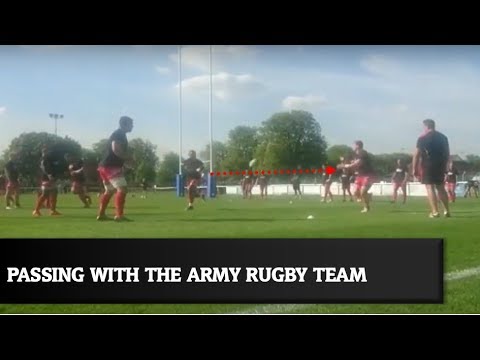 RUGBY PRE MATCH TEAM PASSING DRILL - YouTube