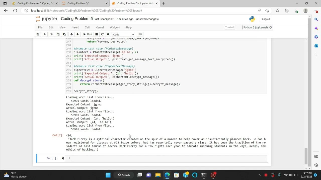 Coding Problem 5 Part 2 - YouTube