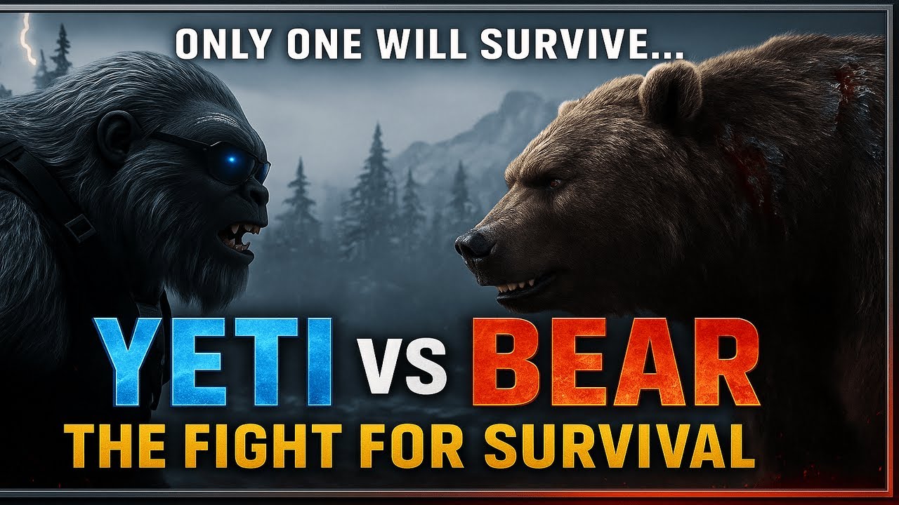 Fight For Survival: Yeti vs Bear - YouTube