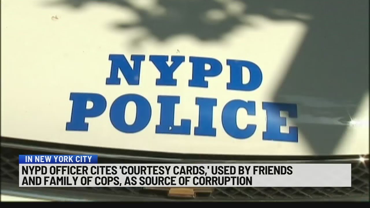 NYPD officer cites "courtesy cards" used by friends and family of cops ...
