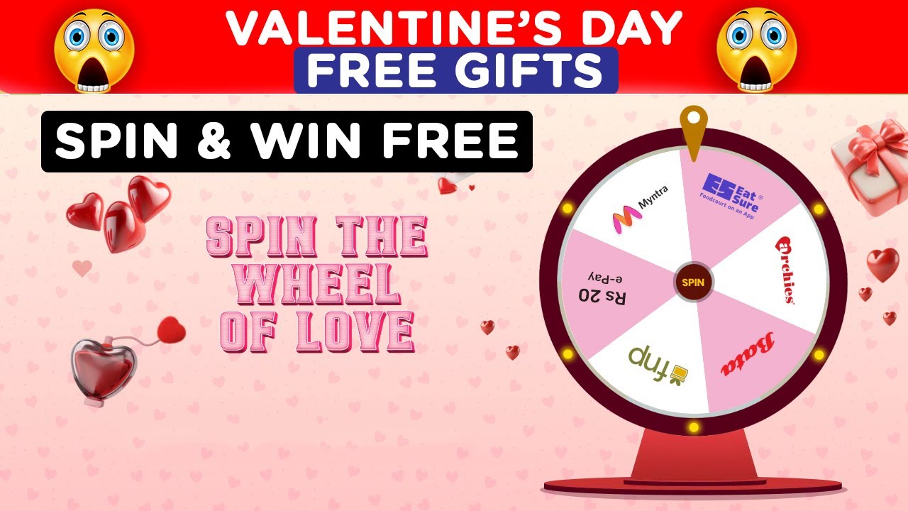Valentine’s Day Special: Spin & Win FREE Gifts! 🎁💖 - YouTube