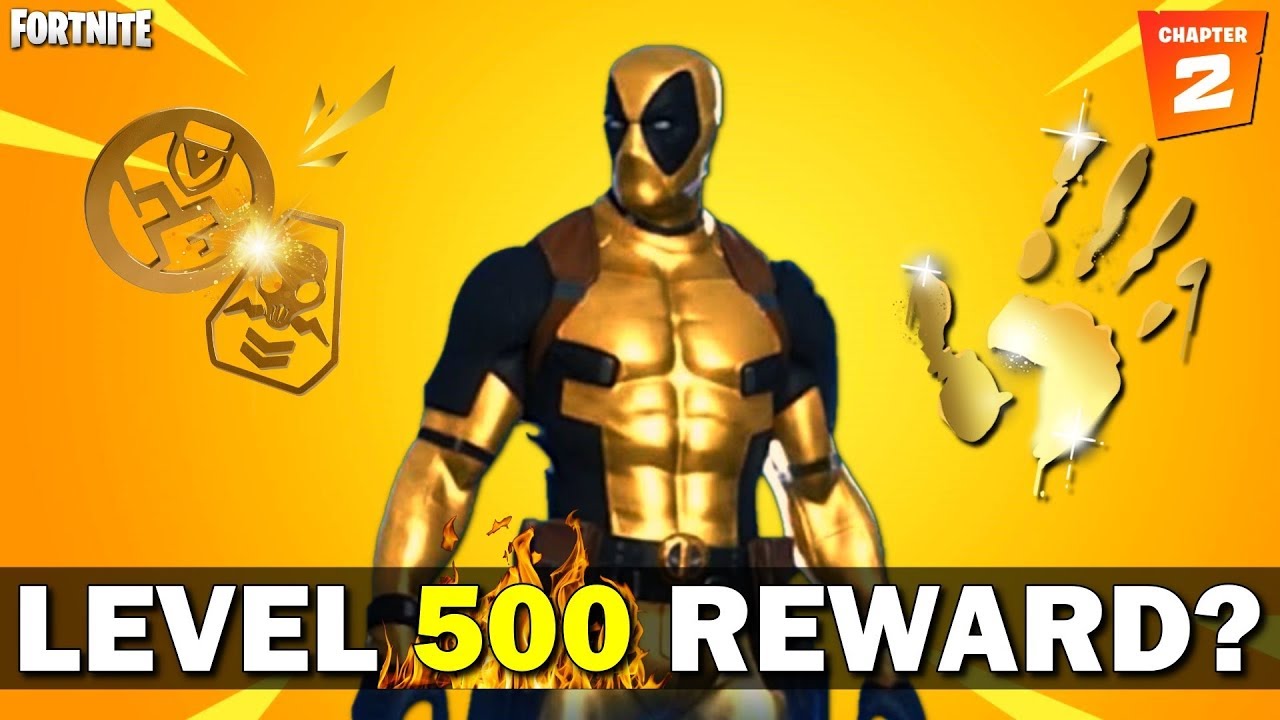 Gold Deadpool Level 500 Reward Fortnite Battle Royale Live