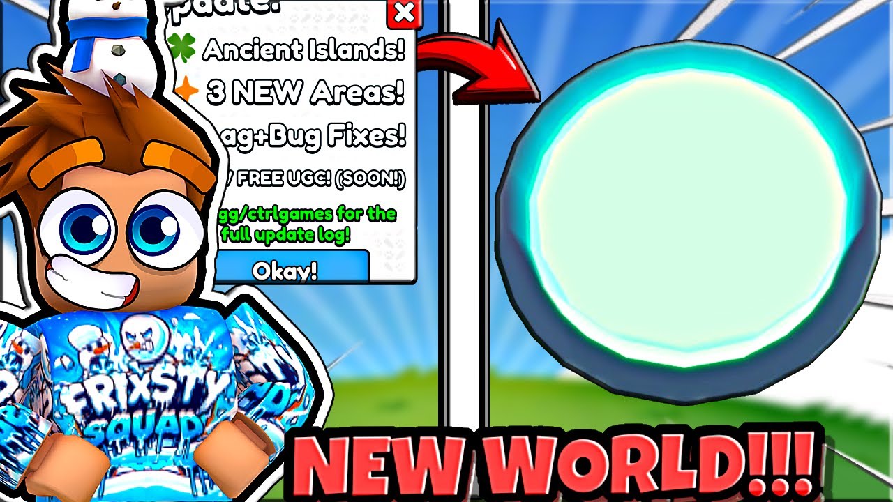 NEW ANCIENT ISLANDS WORLD!!! 3 NEW AREAS!!! & MUCH MORE! | ROBLOX LUCKY ...