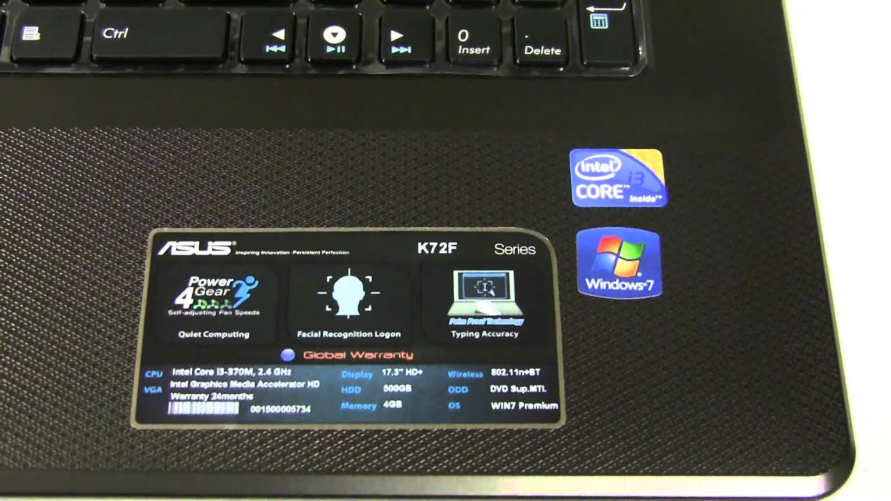pc.lt: Nešiojamas kompiuteris Asus K72F - YouTube