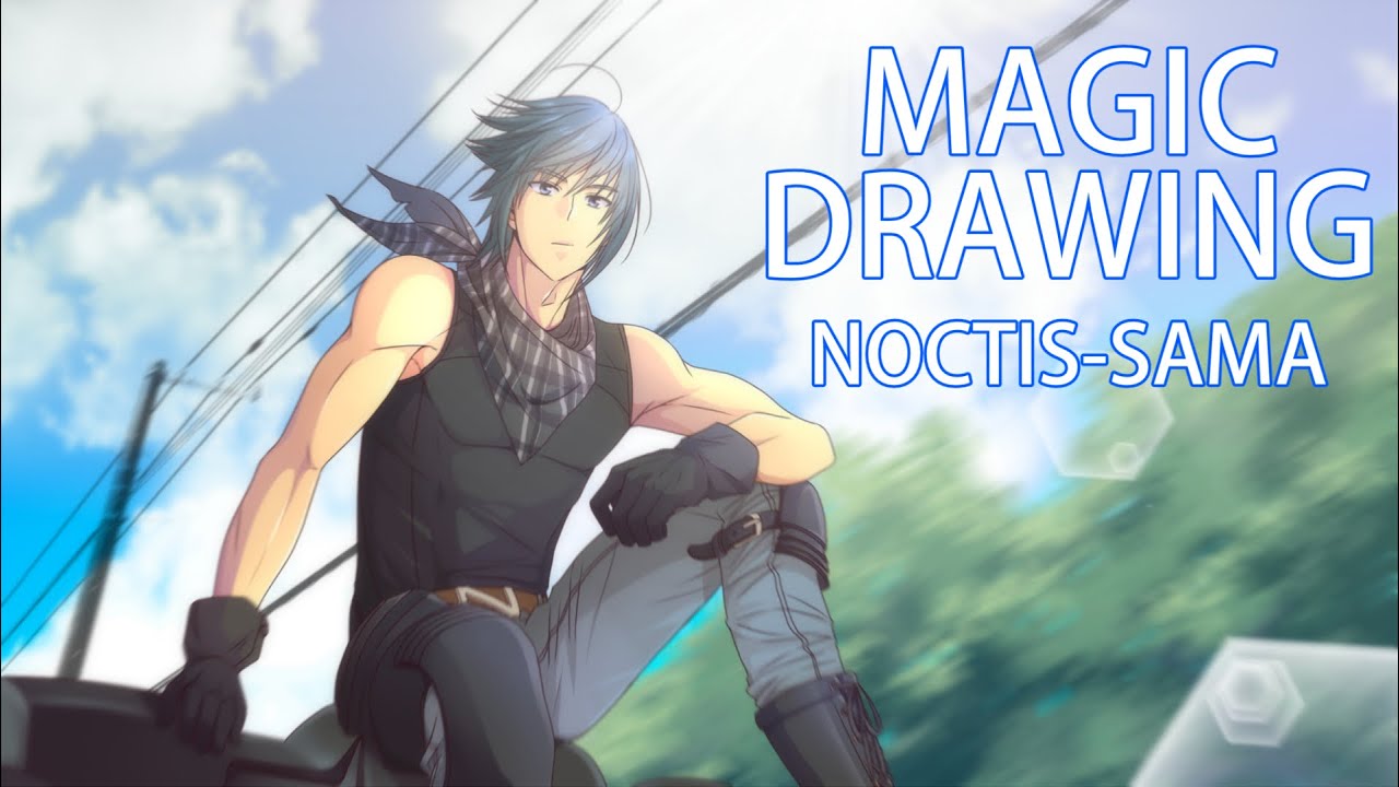 Drawing Noctis from Final Fantasy XV - YouTube