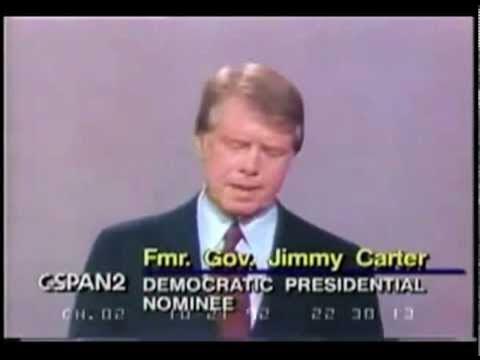 1976 Jimmy Carter and Gerald Ford Presidential Debate #3 Oct 22 - YouTube