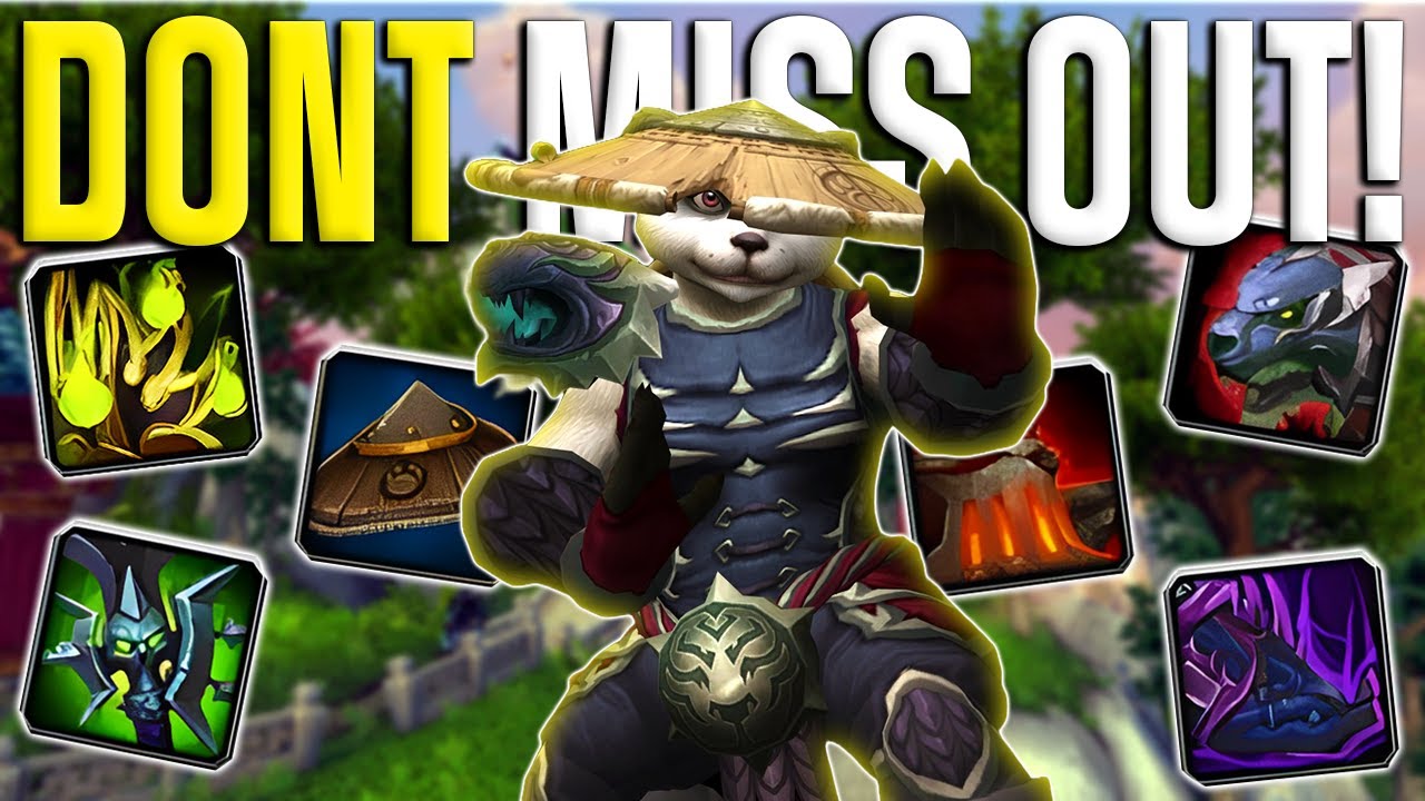 Don't Miss These LIMITIED TIME Cosmetics! (Get These NOW) | WoW Remix ...