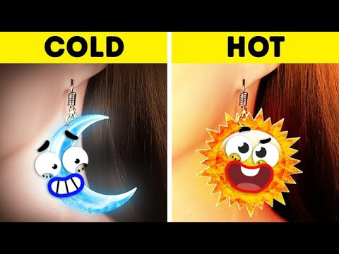 Hot Doodles VS Cold Doodles || Daily Fails, Smart Hacks By 24/7 Doodles ...