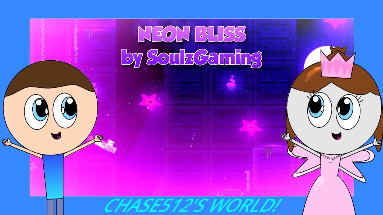 31 DAYS OF GD LEVELS (Day 22: "Neon Bliss" by SoulzGaming) [Geometry ...