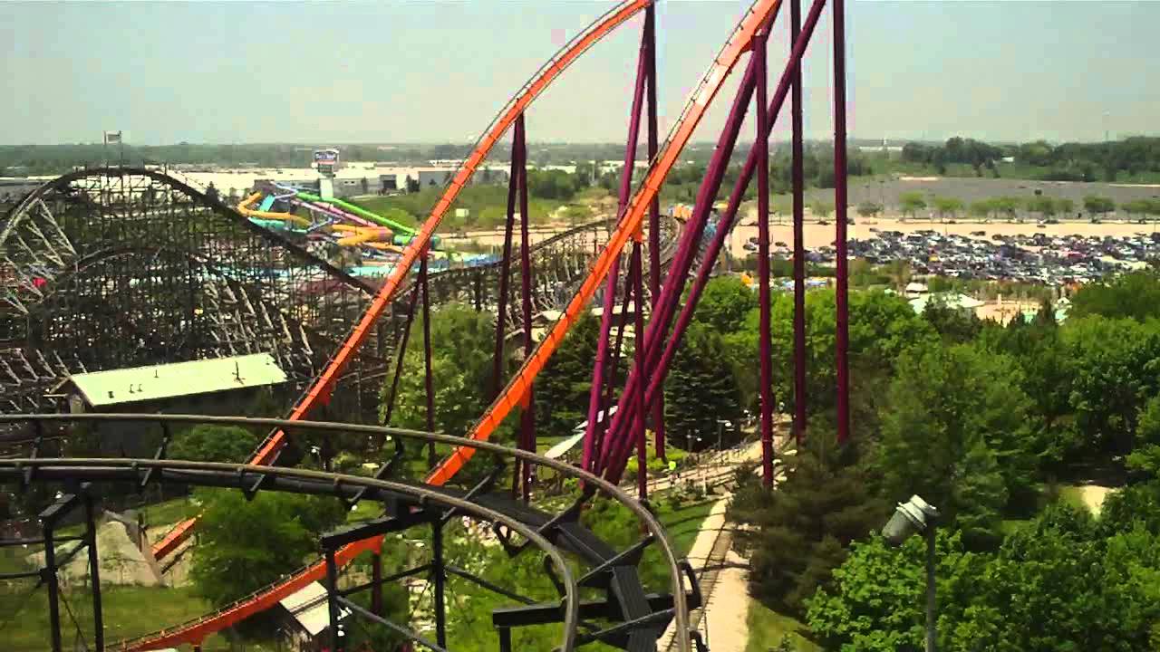 Demon Six Flags Great America 2011 trip1 - YouTube