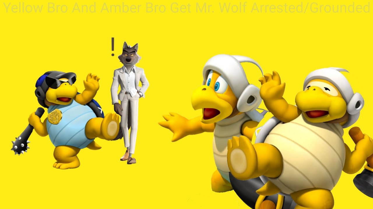 Yellow Bro And Amber Bro Get Mr. Wolf Arrested/Grounded - YouTube