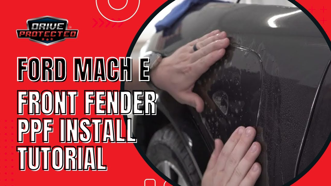Ford Mach E - Front Fender PPF Install Tutorial - YouTube