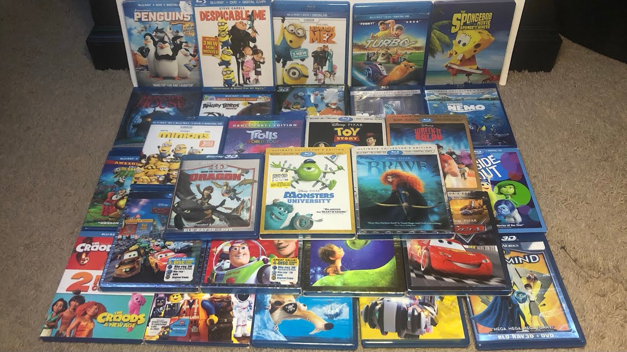 My Entire CGI Animated Blu-Ray Collection (October 2023) - YouTube