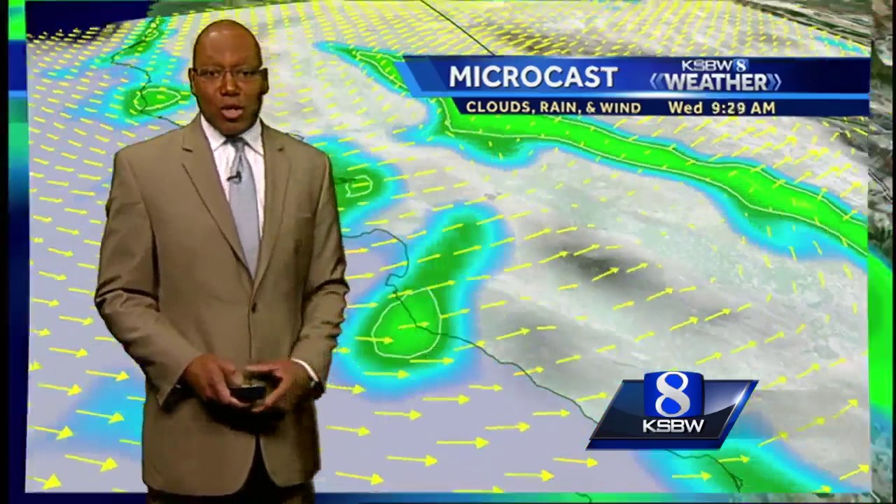 KSBW Weather for Tuesday AM 1/10/17 - YouTube