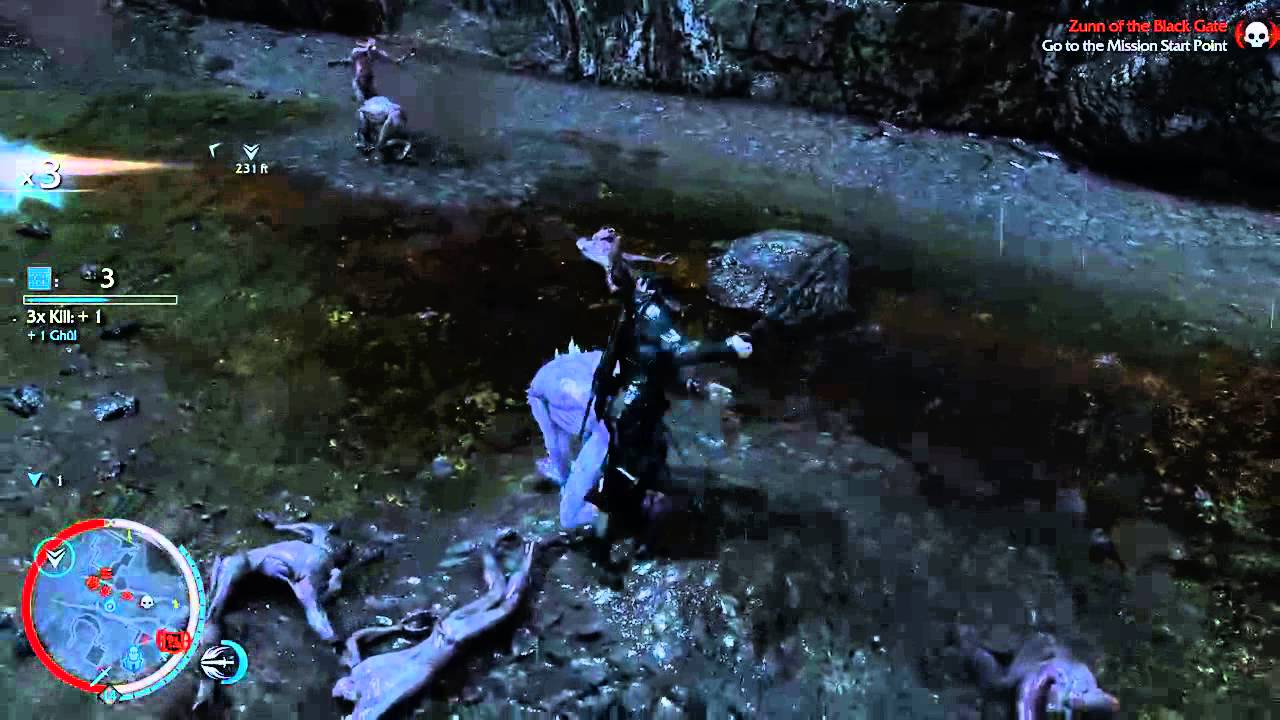Shadow of Mordor - Kill a Ghul Matron - Hunting Challenge 9 - YouTube