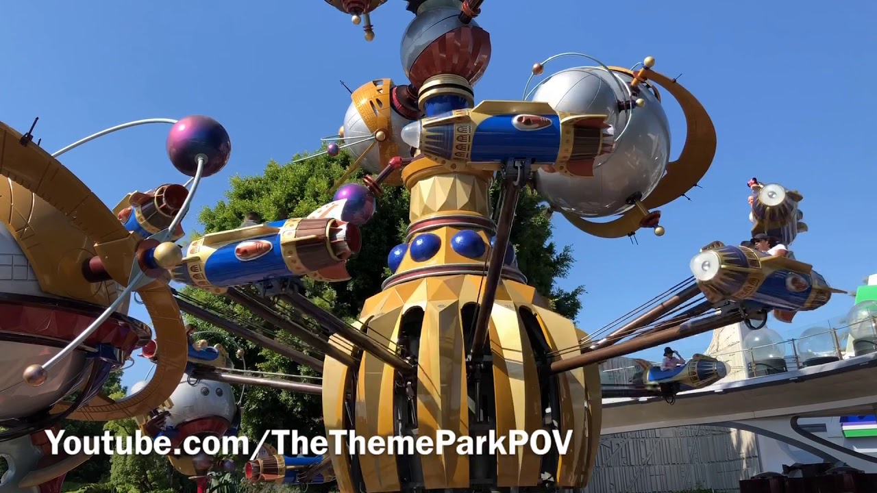 Astro Orbitor (Off-Ride HD) at Disneyland Park - YouTube