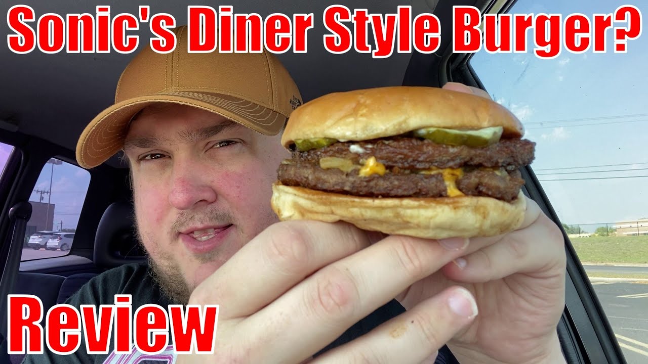 Sonic Drive-In: New SuperSonic Double Stack Cheeseburger Review - YouTube