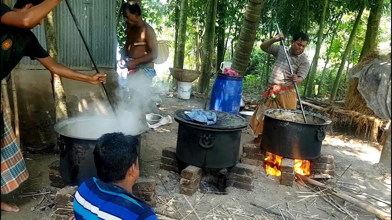 Big Function Food Arrangement | Beef, Chicken & Eggs Cooking | Village ...
