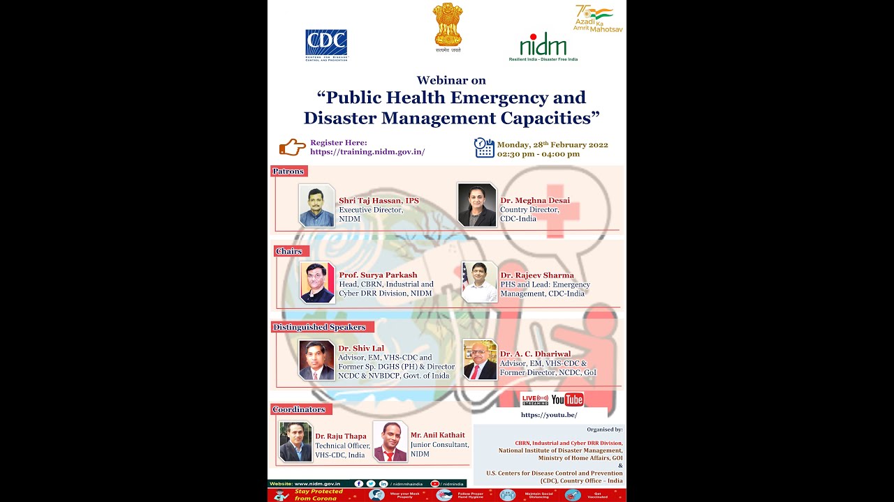 Public Health Emergency and Disaster Management Capacities.| DISASTER ...
