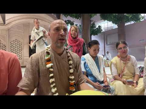 Today near the samadhi of Rupa Goswami...... - YouTube