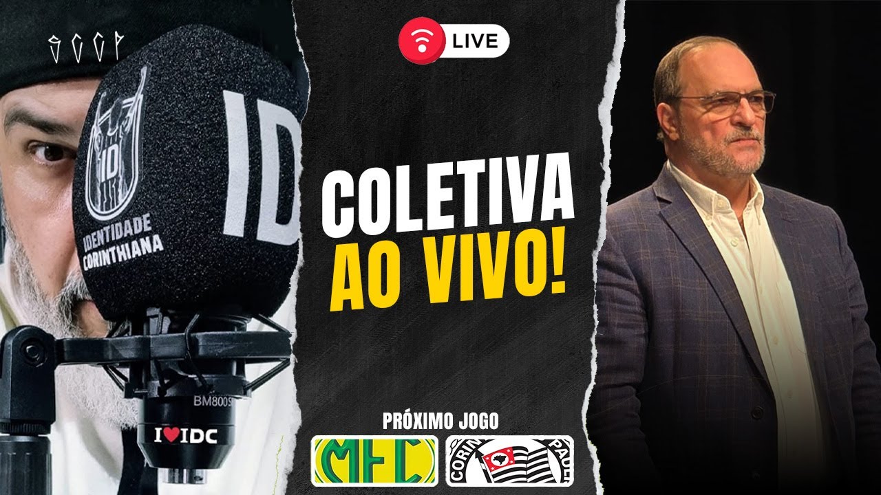AO VIVO DIRETO DO PARQUE SÃO JORGE COLETIVA DE ROMEU TUMA JÚNIOR - YouTube