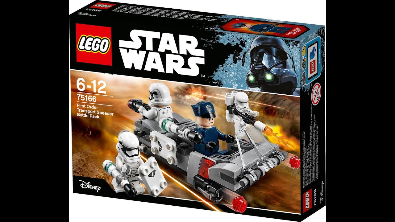 75166 First Order Transport Speeder Battle Pack - YouTube