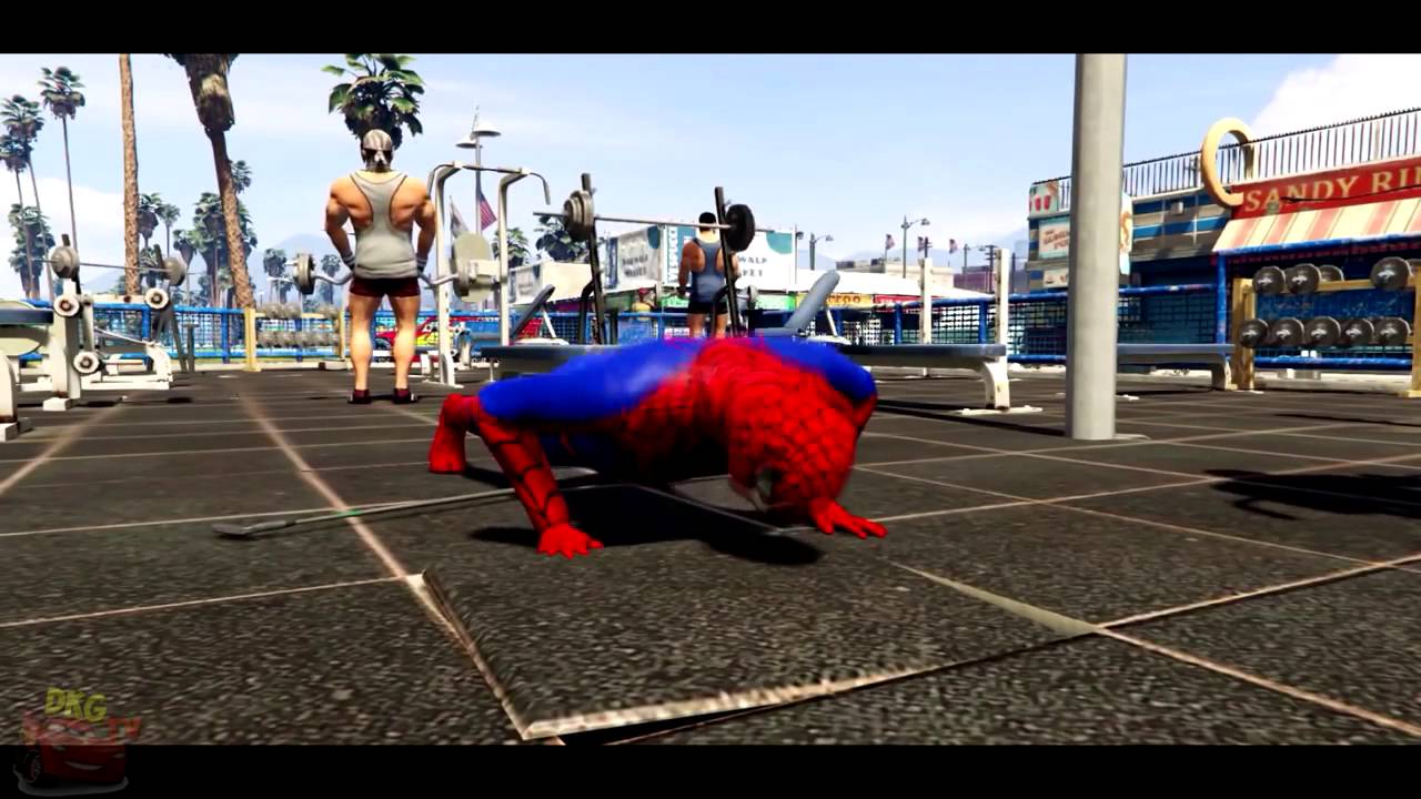 Spiderman Playing Tennis and Golf Sport Games Cartoon for Kids ...