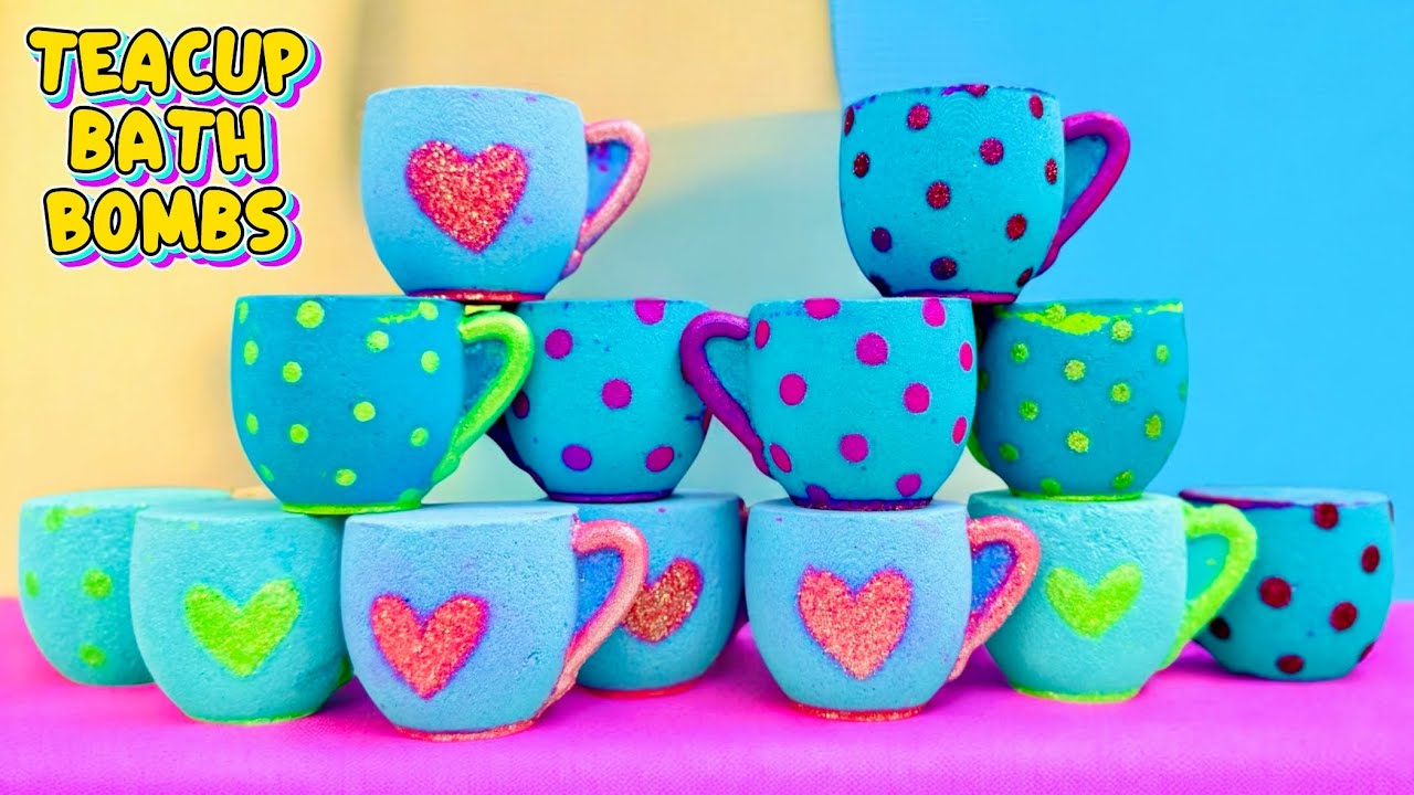 Create Your Own Adorable Teacup Or Coffee Mug Bath Bombs! - YouTube