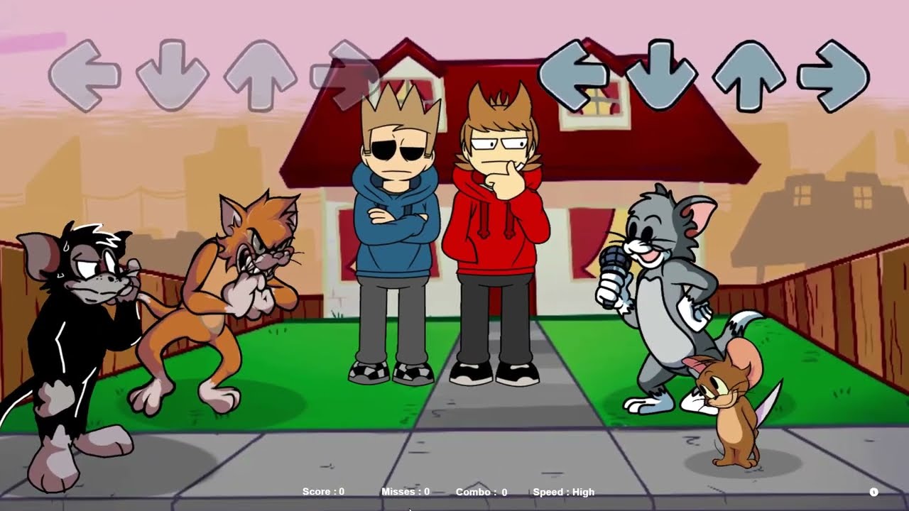 Friday Night Funkin' - Tom and Jerry Vs. Lightning , Butch (FNF Mod ...