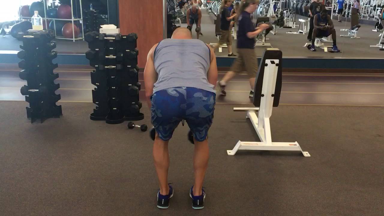 Bent Over Rear Delt Fly (Back) - YouTube