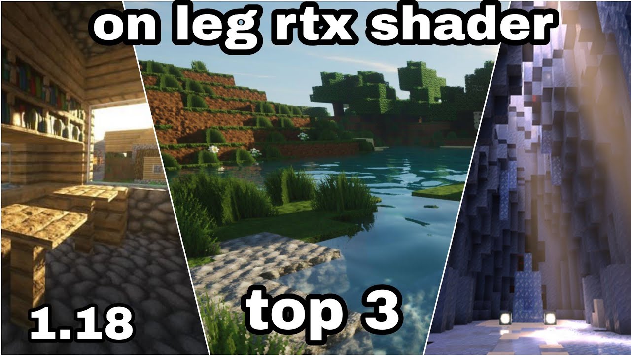 MCPE 1.18+ Top 3 NO LAG Shaders! | Low-End Device Shader (Minecraft ...