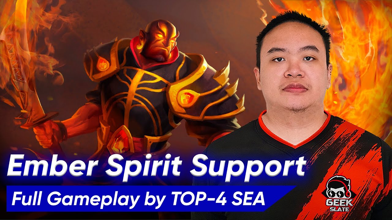 Skem EMBER SPIRIT SUPPORT TOP-4 SEA | Dota 2 7.35d Pro Gameplay - YouTube