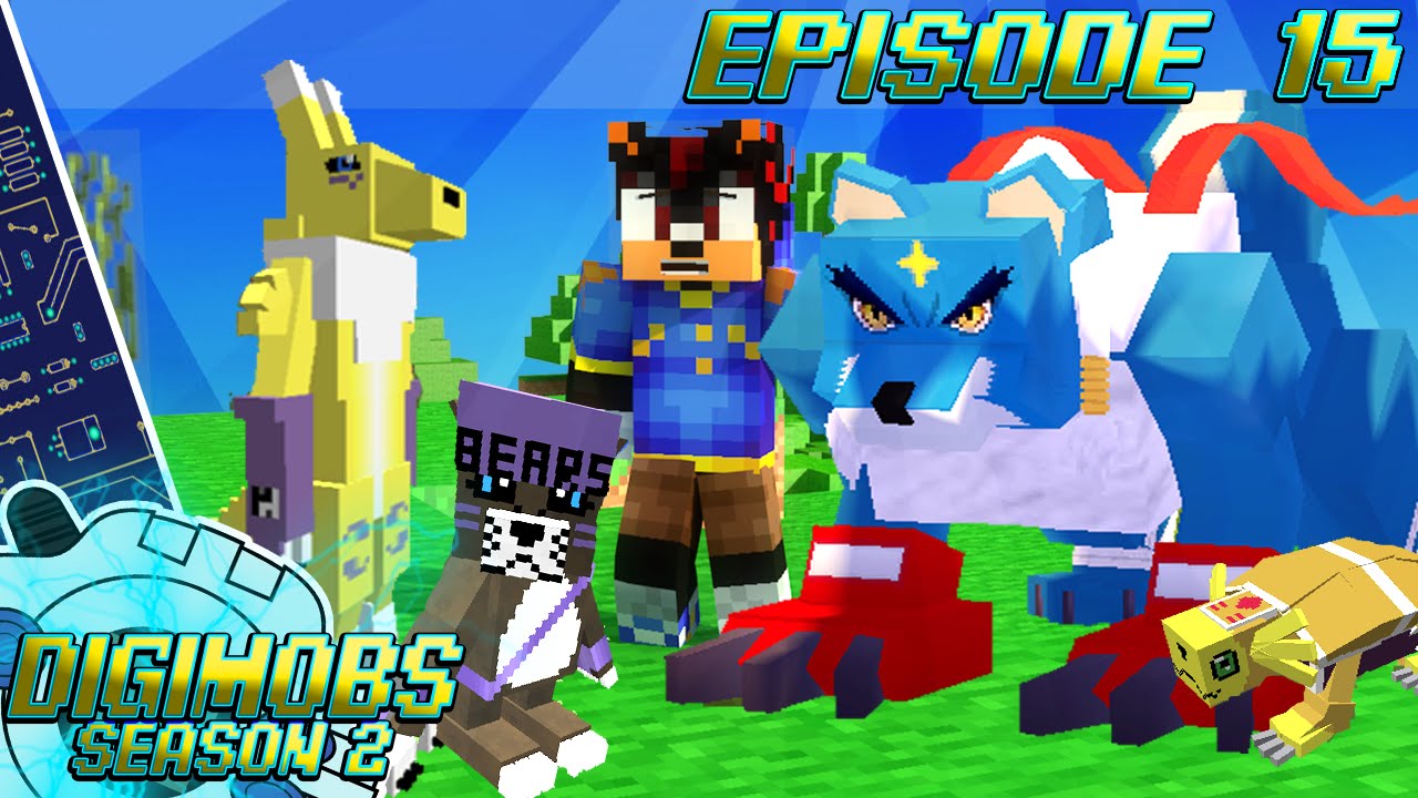 Minecraft Modded Digimobs Survival - #15 ''Gaomon Digivolve into ...