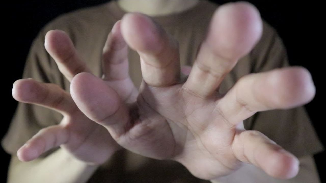ASMR Hand movements, Face Touching/ Tracing with Mouth sounds - YouTube