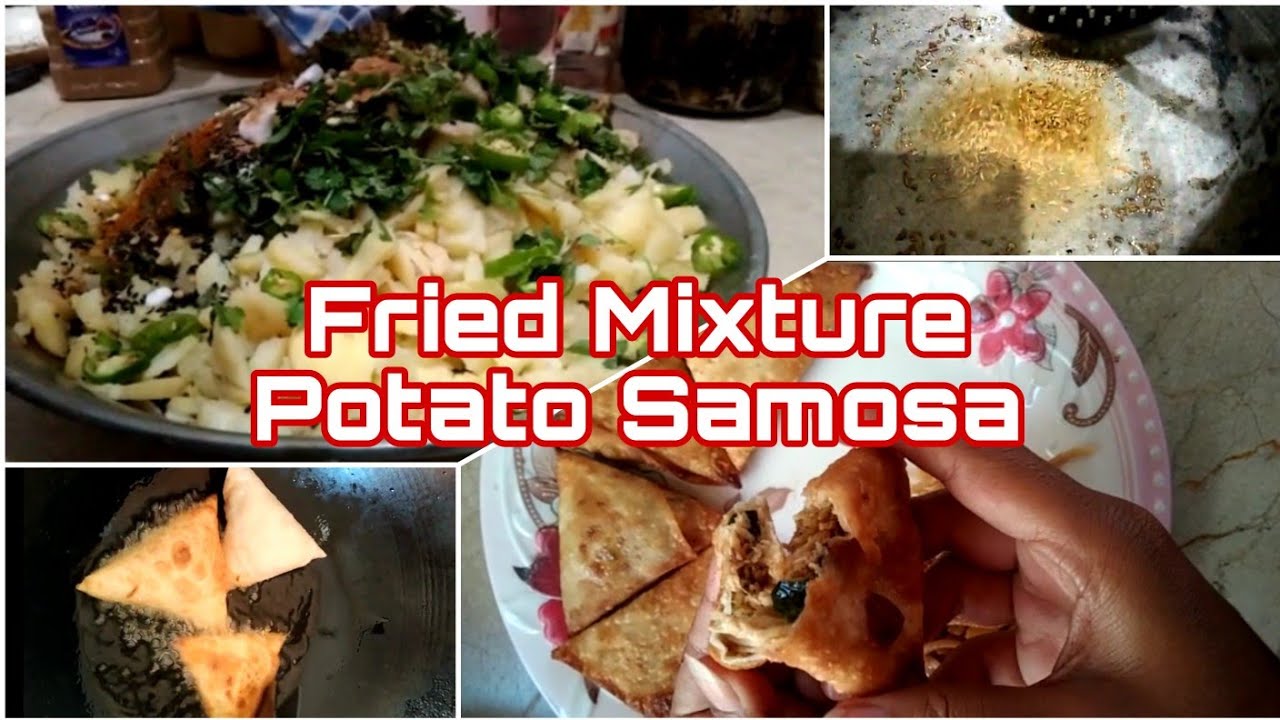 Fried Mixture Potato Samosa| New Taste Samosa Recipe| Eid Special ...