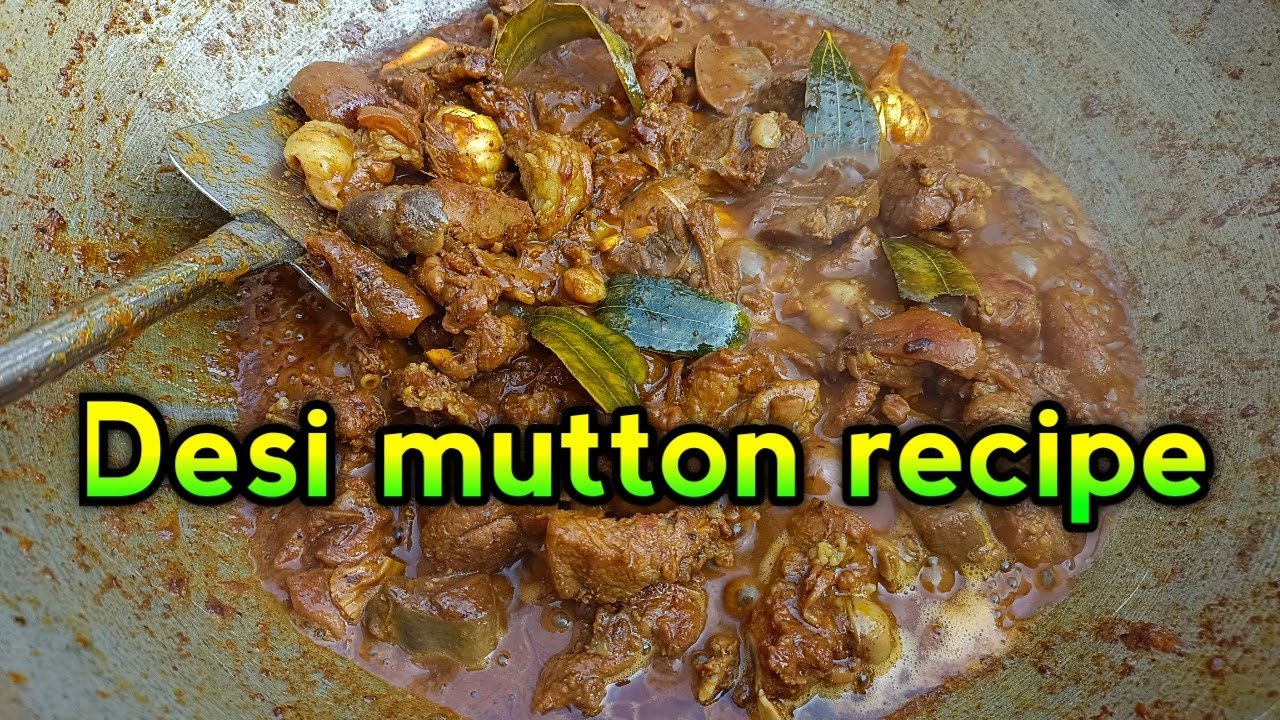 AUTHENTIC MUTTON MASALA CURRY | MUTTON CURRY DEHATI STYLE | MUTTON ...