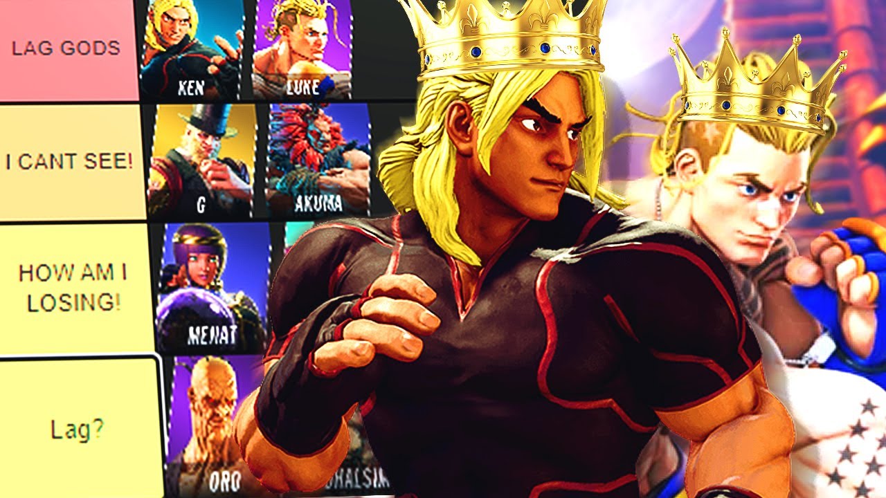 Who Is The Best Street Fighter V Character... in LAG! - YouTube