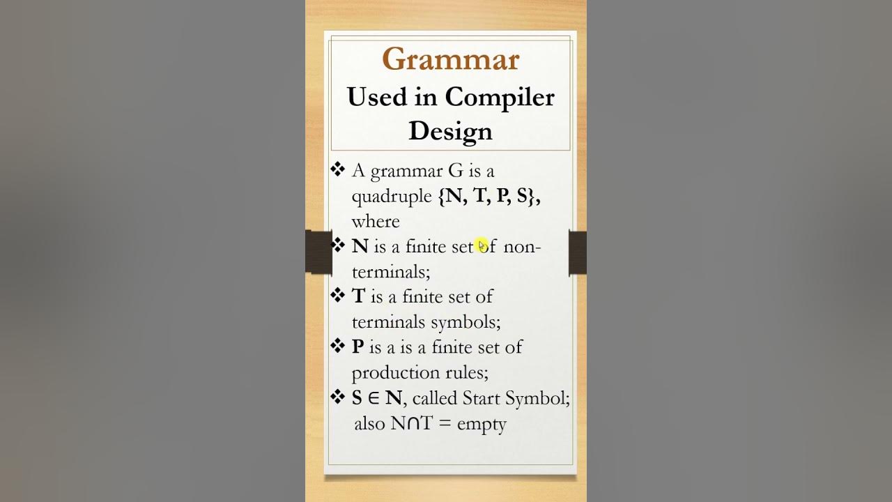Grammar Programming Languages Compiler Futurecareeducation Grammar Programminglanguages