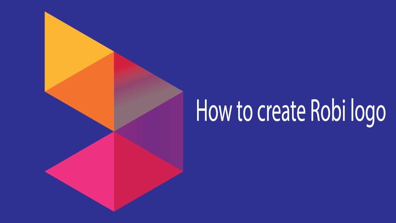 How to create Robi logo in illustrator. Learn With Rafi. - YouTube