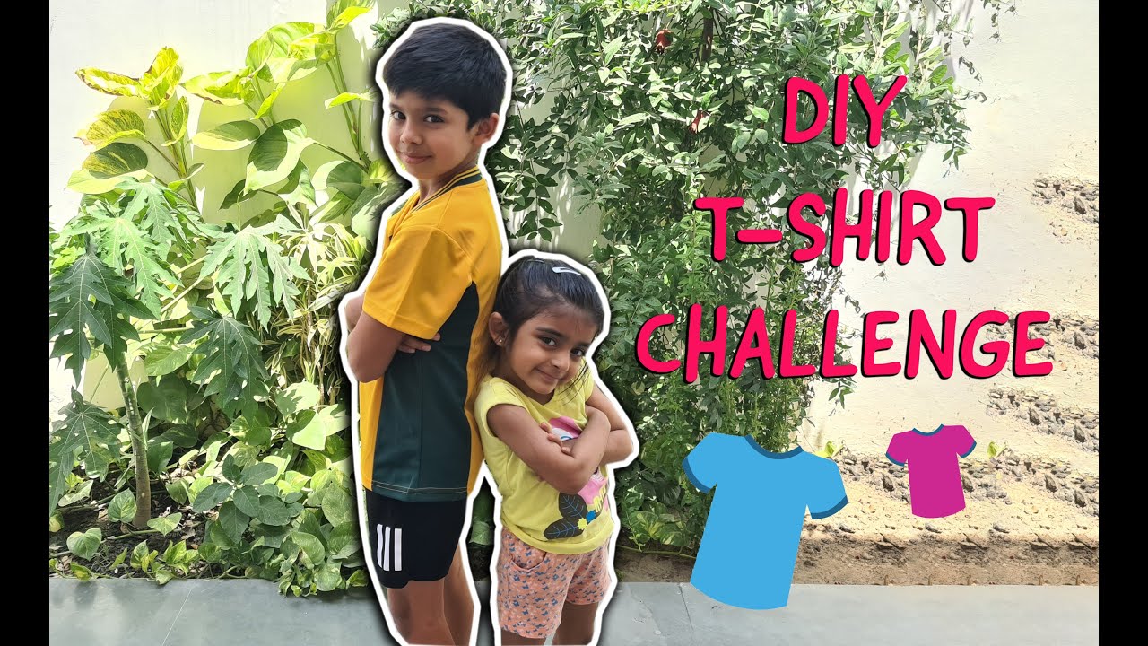 D.I.Y T-shirt Challenge| Fun challenge | TalesofS&H - YouTube