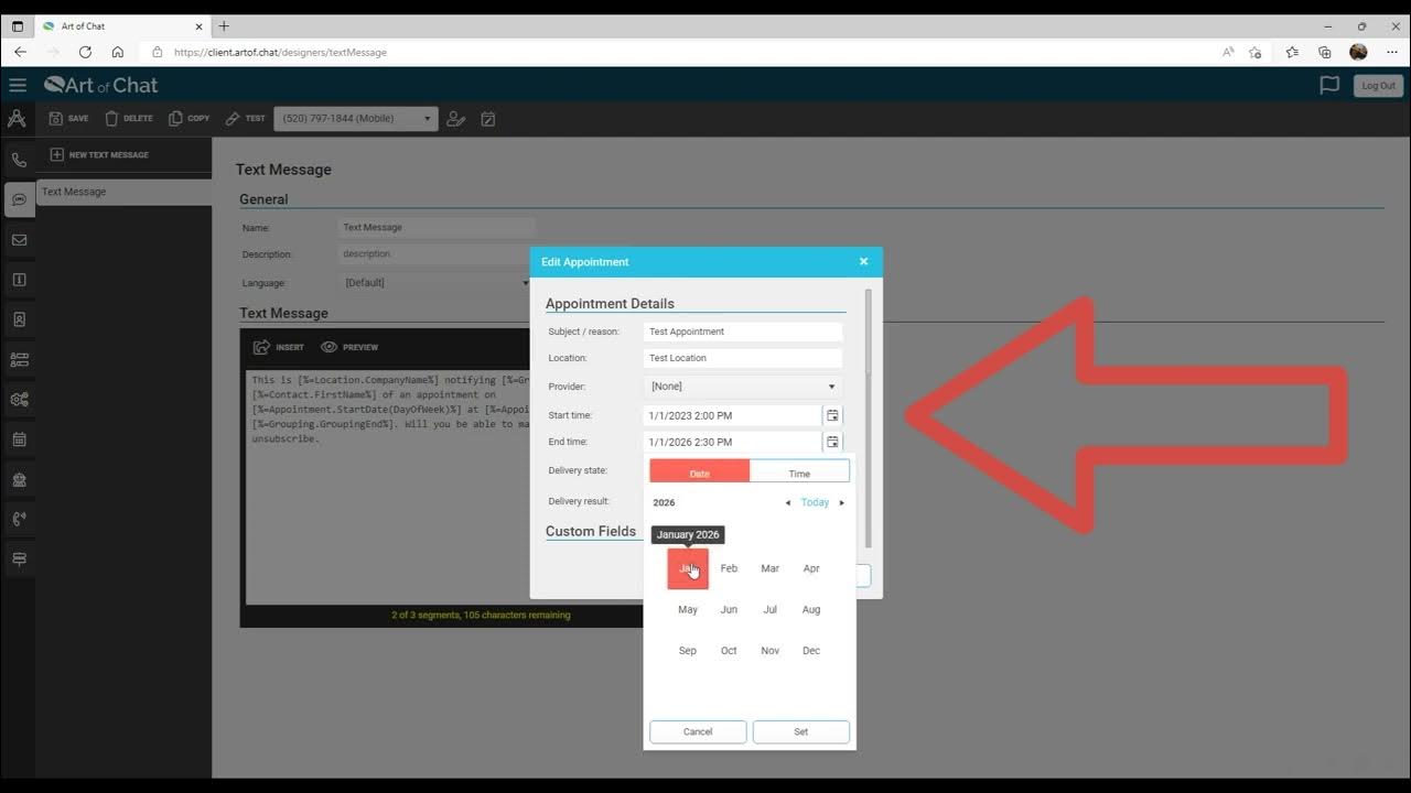 How To Send a Test Message - YouTube