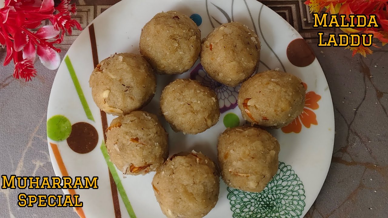 Malida Laddu Recipe🔥|Churma Ladoo Recipe|Malida Recipe🤤|Muharram ...