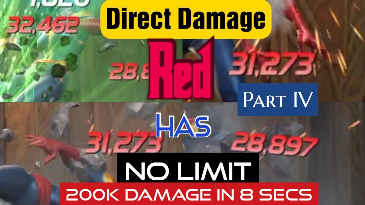 200K Damage in 8 Secs | Best Direct Damage Dealing Champion | Red Has ...