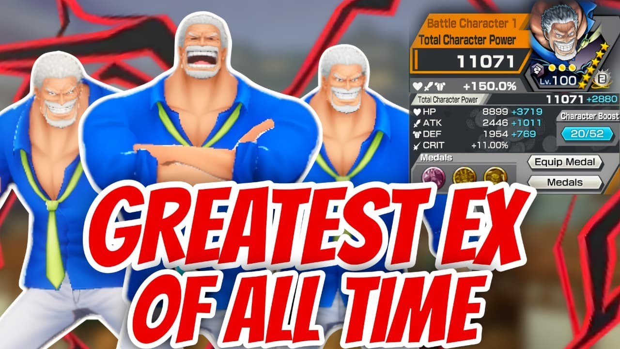 【This Build for Garp Is Actually INSANE!👊】Maxed EX Legendary Navy Hero ...