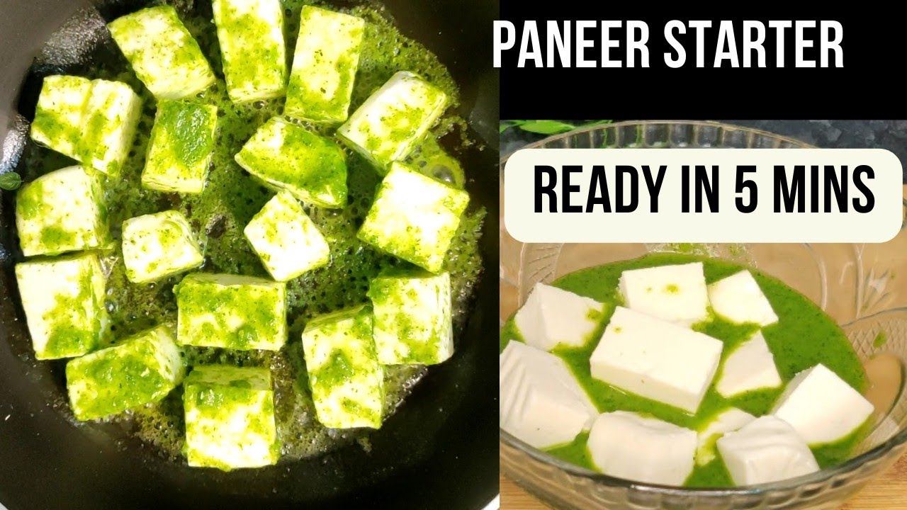 Paneer starter ready in 5 mins | Paneer recipe | Easy & quick | Paneer ...