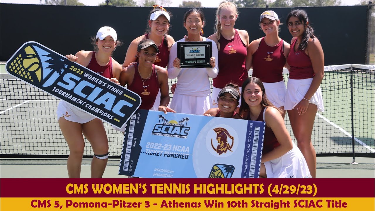CMS Women's Tennis SCIAC Championship Highlights - YouTube
