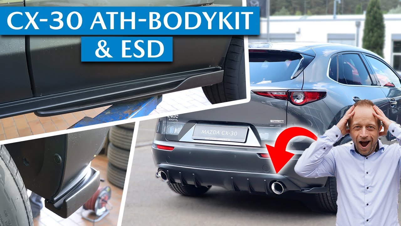 Mazda CX-30 Tuning mit ATH-Bodykit & Sportauspuff l Montage + Soundtest ...