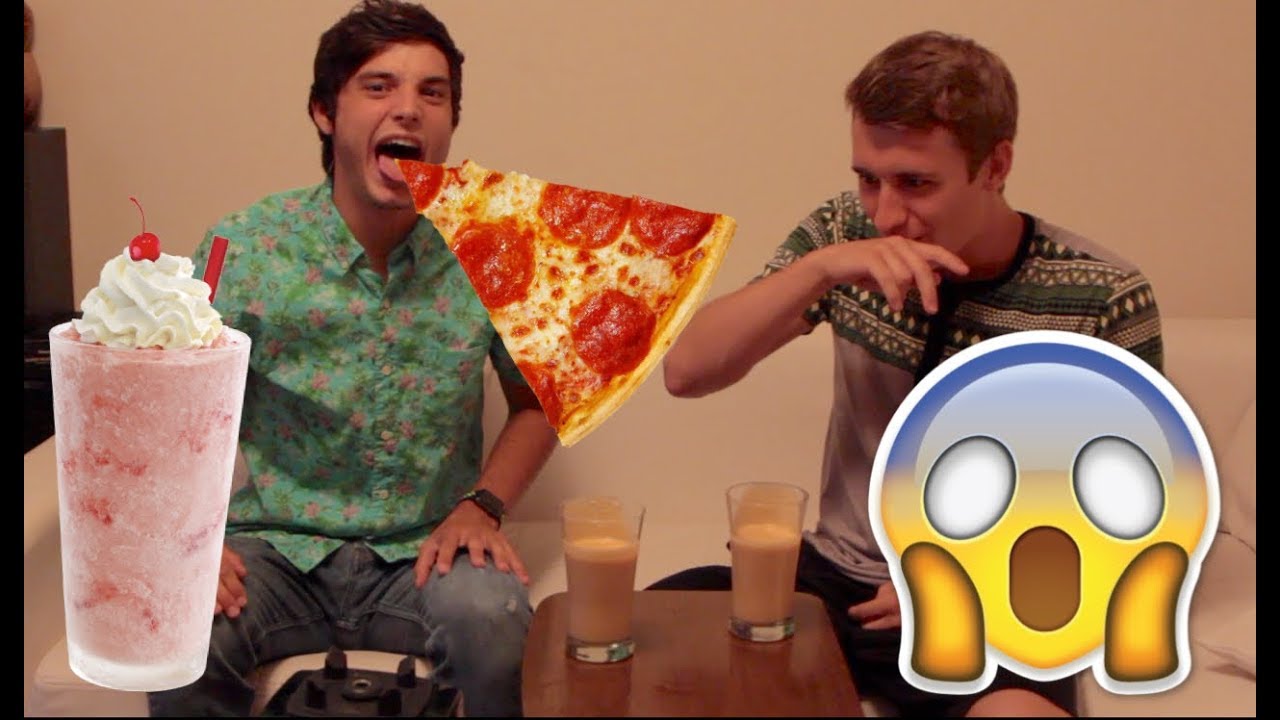 PIZZA MILKSHAKE! - YouTube
