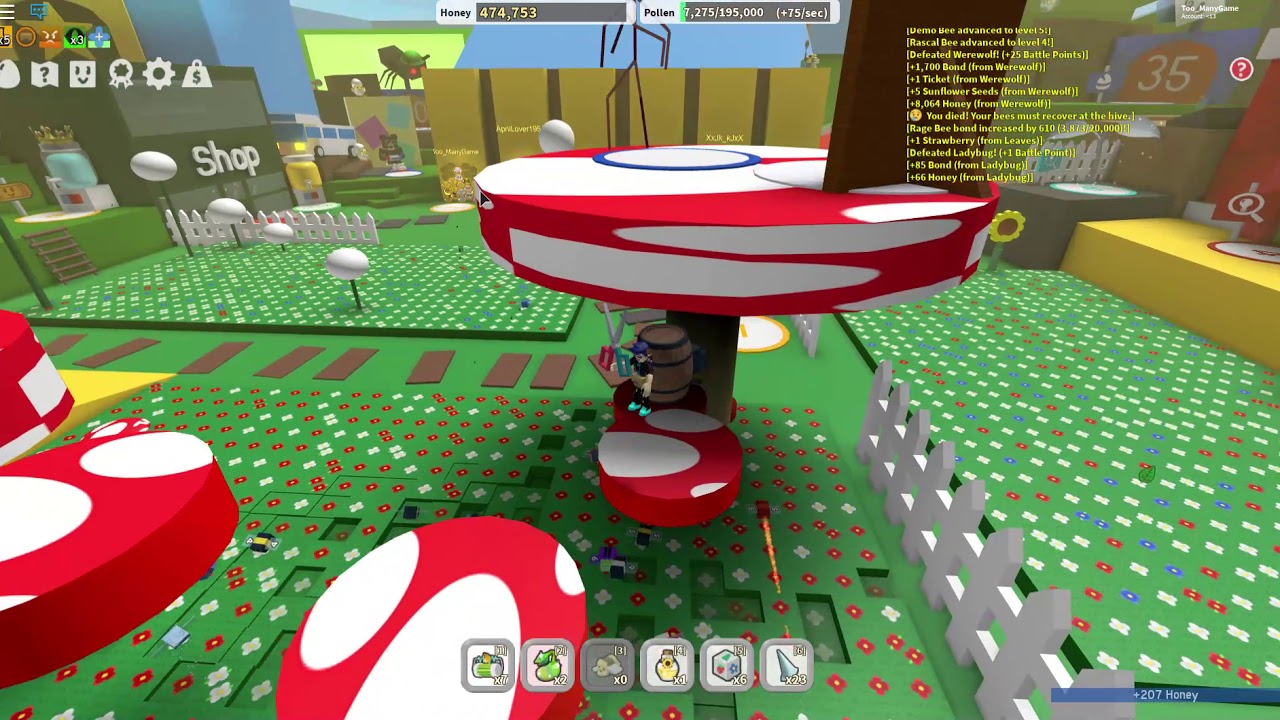 Bee Swarm Sim ep.5 Getting 200,000 pollen!! - YouTube